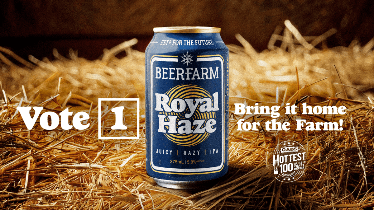 GABS Hottest 100 - VOTE 1 BEERFARM ROYAL HAZE – Beerfarm